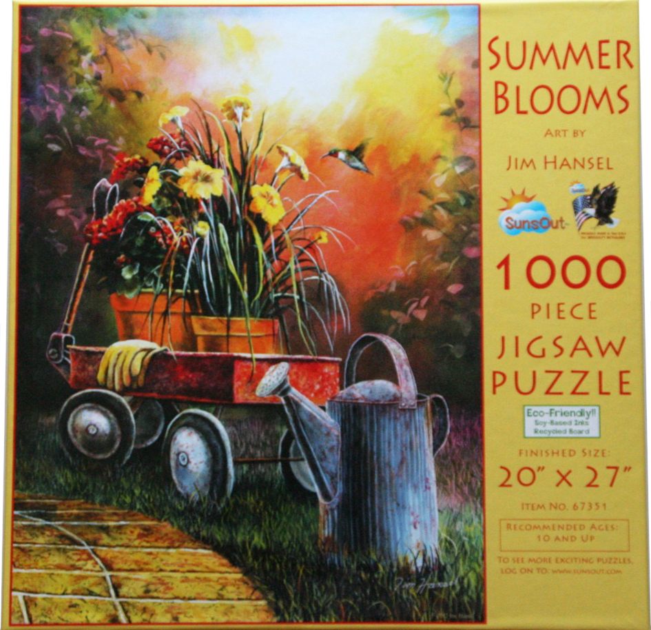 Summer Blooms 1000 Piece Puzzle – Jim Hansel Editions, LLC.